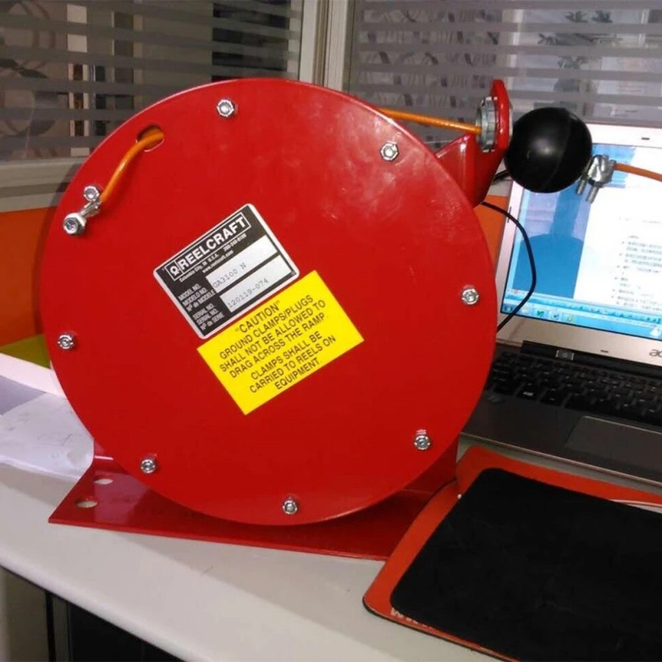 Spring Retractable Grounding Reel ESD Reel Drive Discharge Static ...
