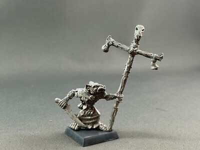Vintage Battle Standard Bearer Clan Verminus Skaven Ratman Warhammer ...