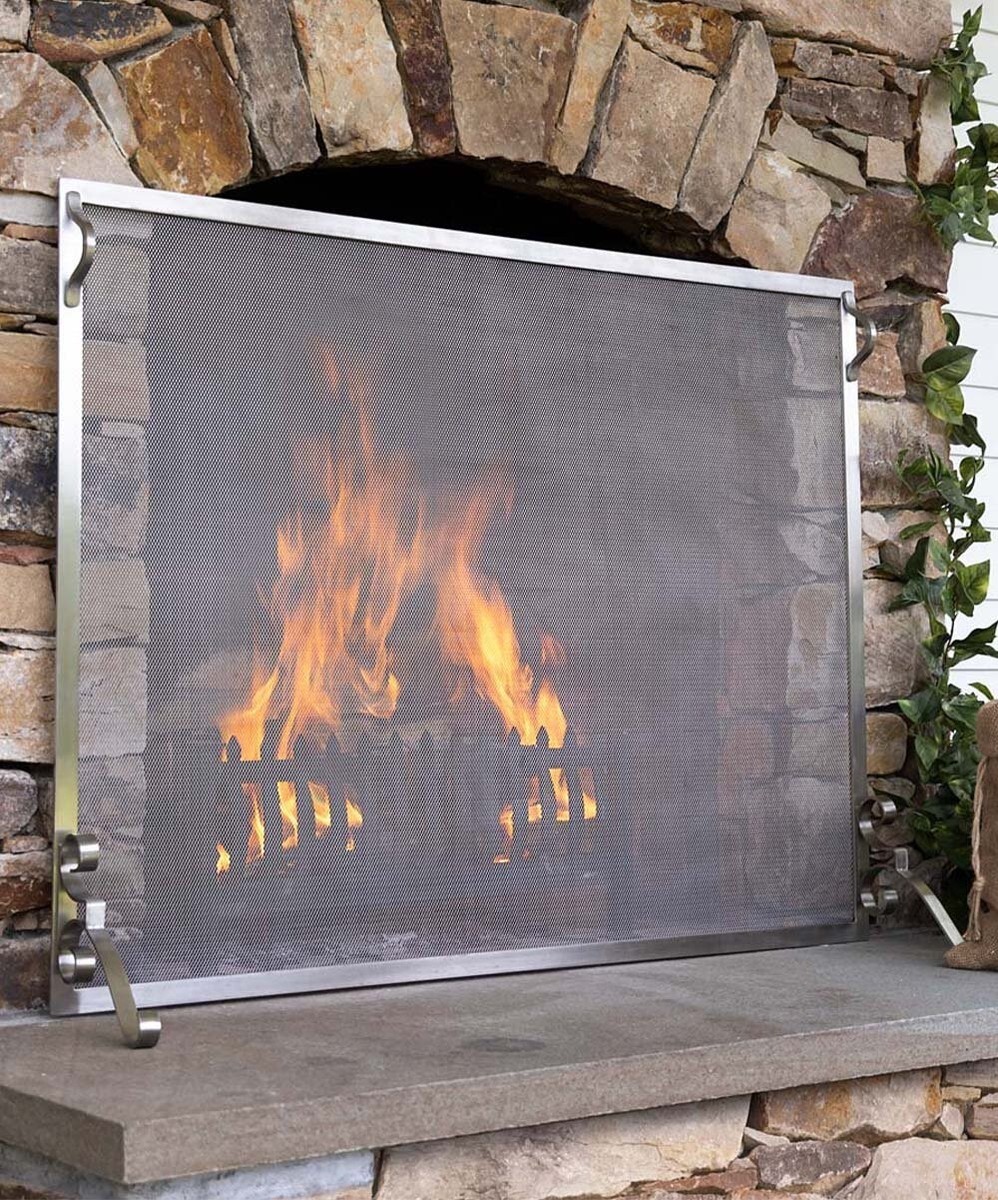 Outdoor Fireplace Screens