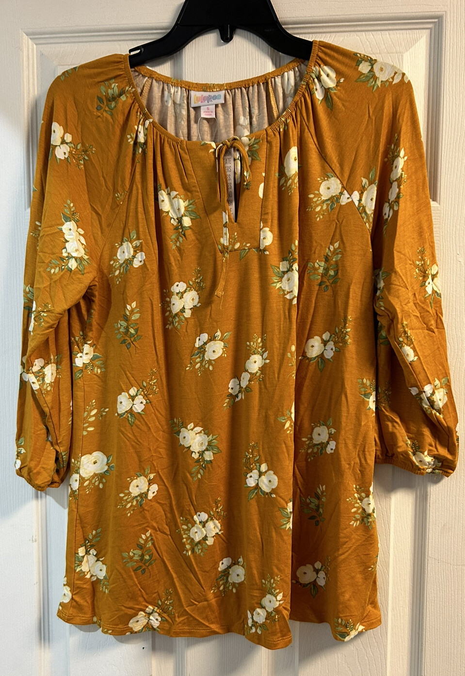 Lularoe Debra Peasant Top 3/4 Sleeve- Size S | eBay