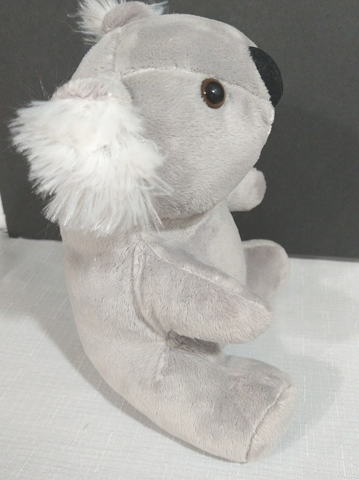 Steven Smith Koala Bear Plush Furry Ears Grey & White. 8" EUC | eBay