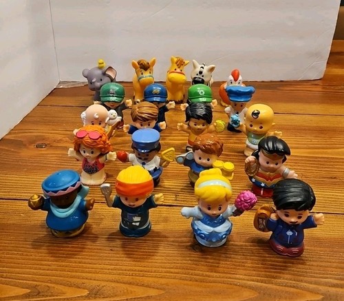 Fisher Price Little People Mixed Lot Of 21 pc Total W/Some Disney ...