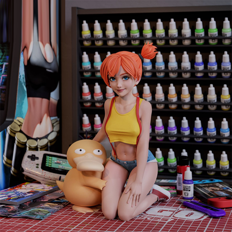 1/8 1/6 Misty 3D Print Garage Kit Figure Model Kit Unpainted Unassembled GK | eBay