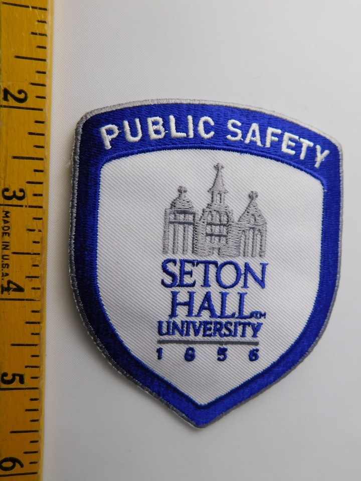 SETON HALL UNIVERSITY PUBLIC SAFETY OFFICER PATCH SHOULDER CREST NJ ...