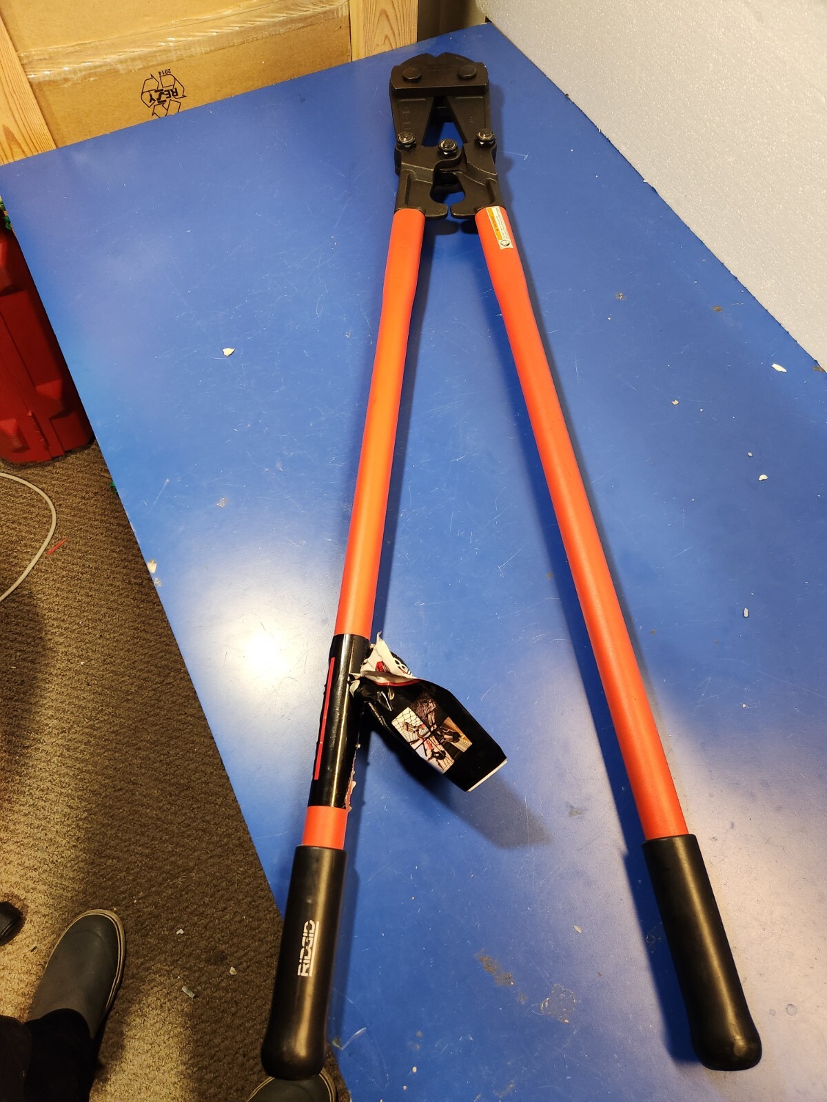 42-Inch Bolt Cutter 14238 Ridgid Heavy Duty Hardened Alloy Steel Jaws ...