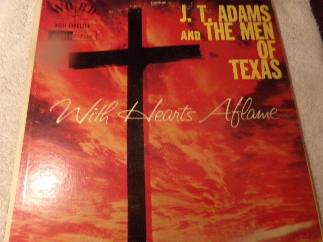 J.T. Adams And The Men Of Texas ‎– With Hearts Aflame Vinyl, LP Word | eBay