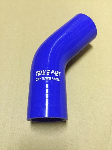 45° Silikonschlauch Blau 25mm Ladeluft Ladeluftkühler Schlauch Bogen 1 ...