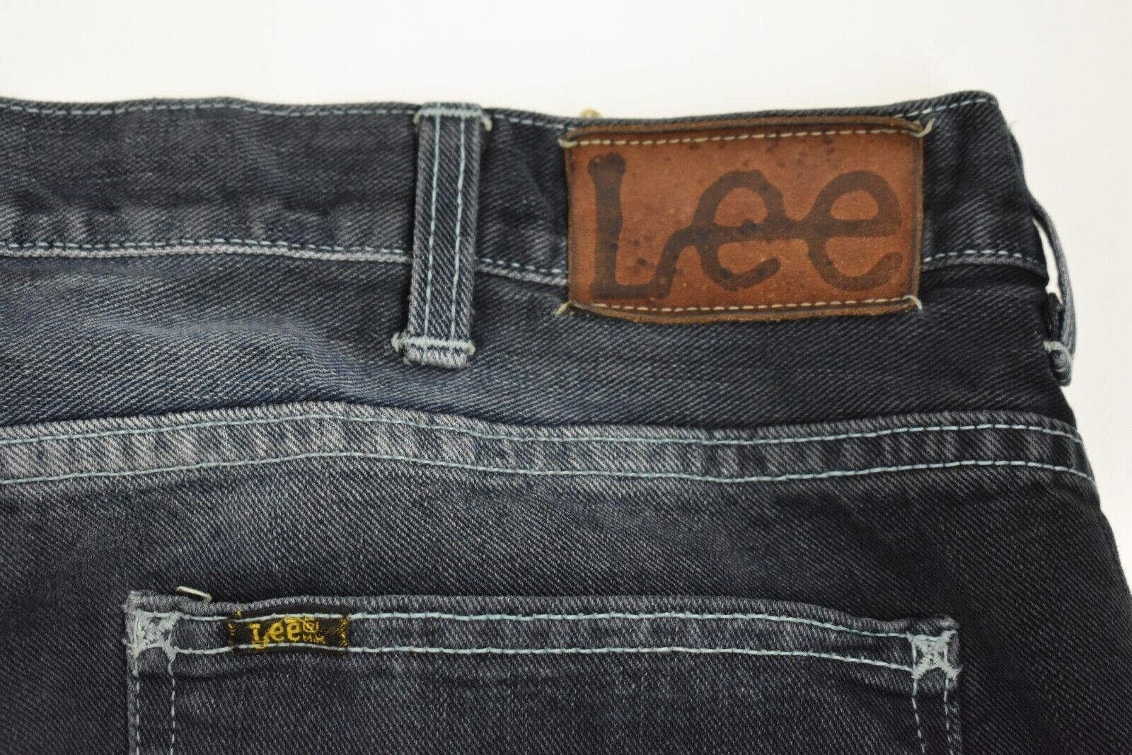 Vintage Lee 101B Puple Label Mens 100% Cotton Button Fly Dark Wash ...
