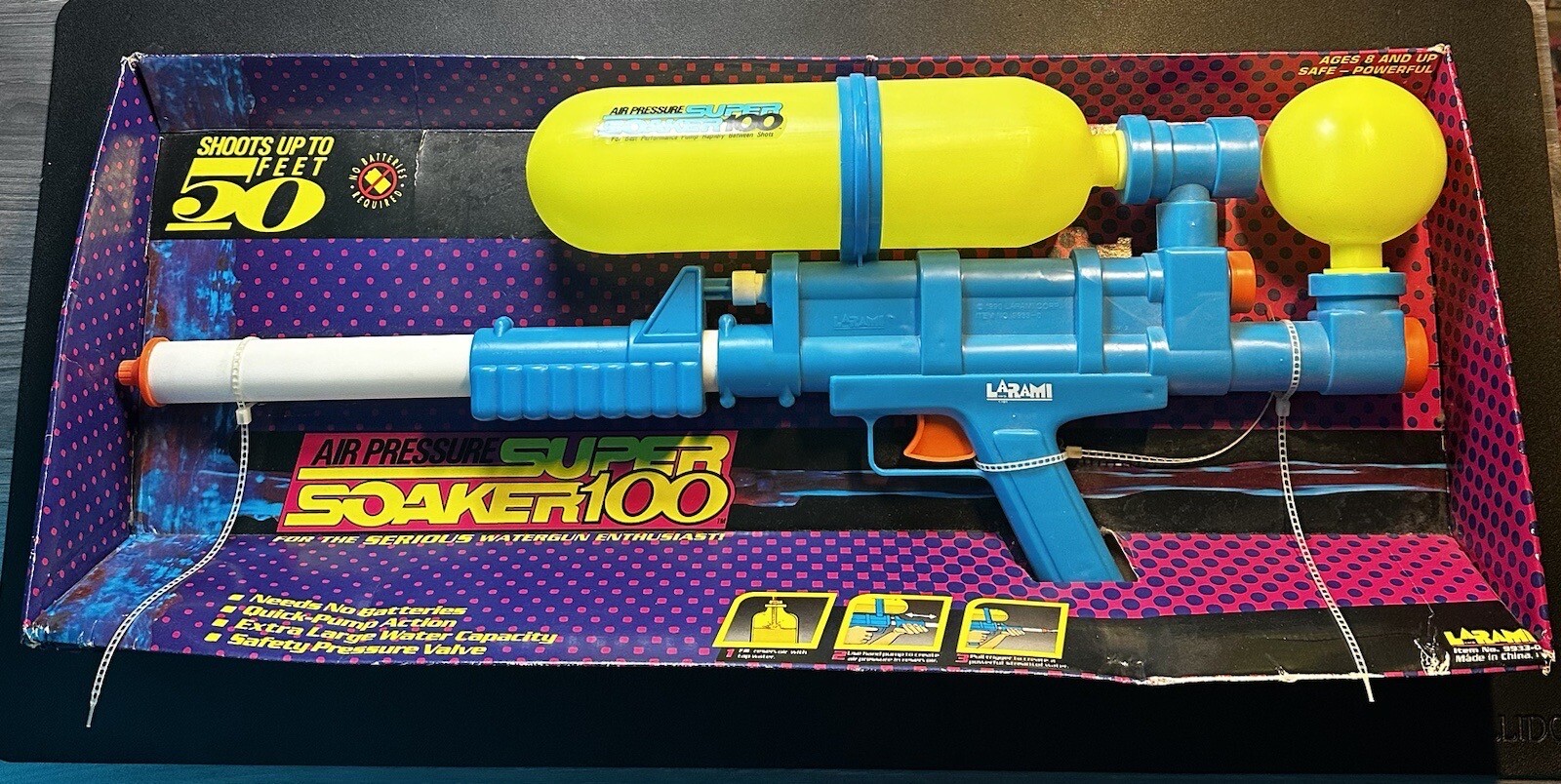 NEW 1990 VINTAGE Larami Super Soaker 100 - NIB Retro Vintage | eBay