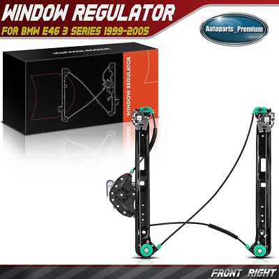 Power Window Regulator for BMW E46 325i 328i 330i 323i Front Right ...