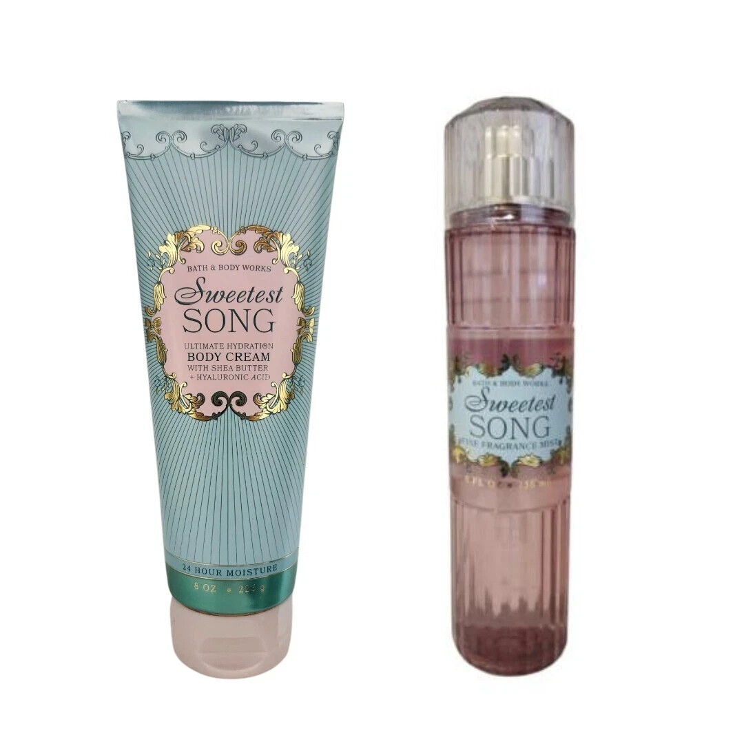 Bath & Body Works Sweetest Song Body Cream & Sweetest Song Mist | eBay