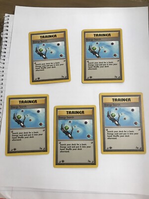 1st Edition Energy Search Pokemon Trainer Card Near Mint | eBay