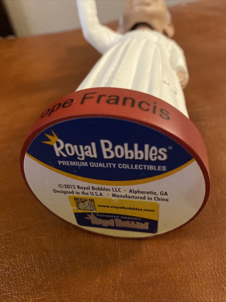 Royal Bobbles Pope Francis Bobble head Figurine 8” | eBay