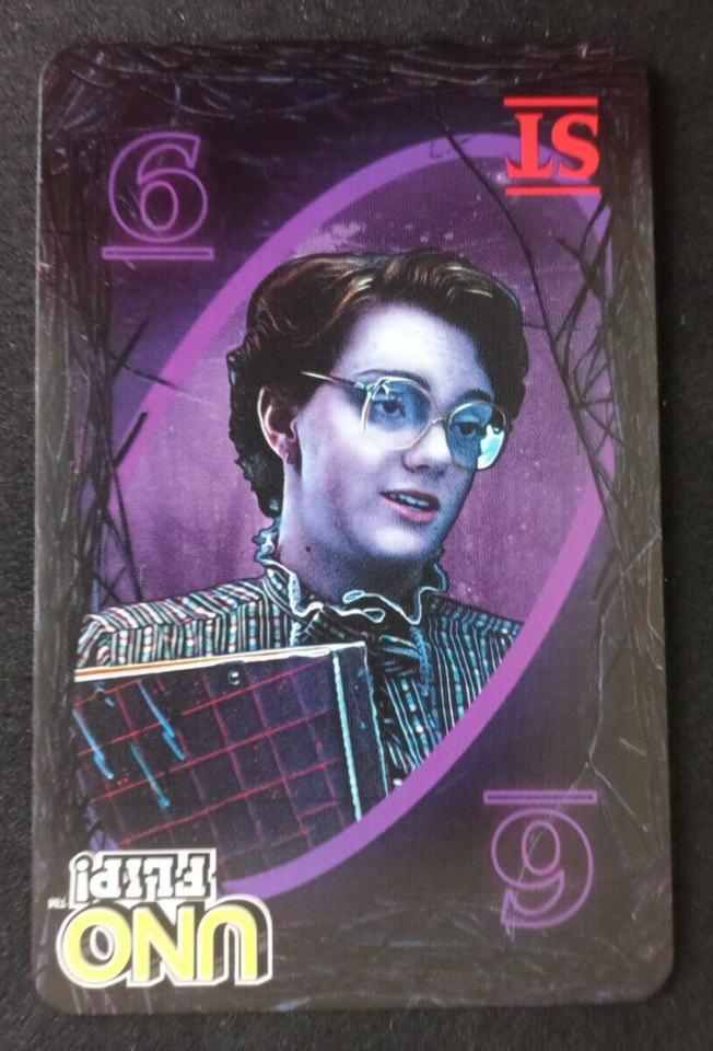 2017 Stranger Things Uno Flip! Card Yellow Mike Wheeler #7 (B) | eBay