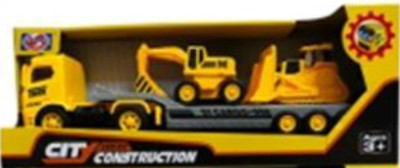 Construction Truck Set by DIGO with Trailer - Excavator - Bulldozer NEW ...