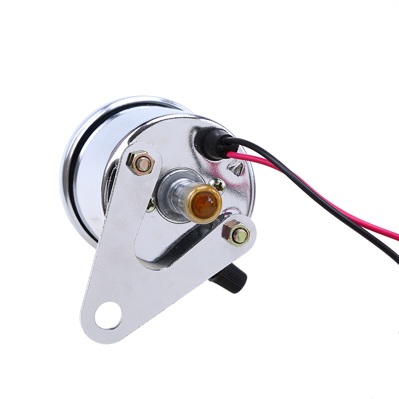 1x Motorcycle 66mm Odometer Gauge Speedometer LED Universal Fit For ...