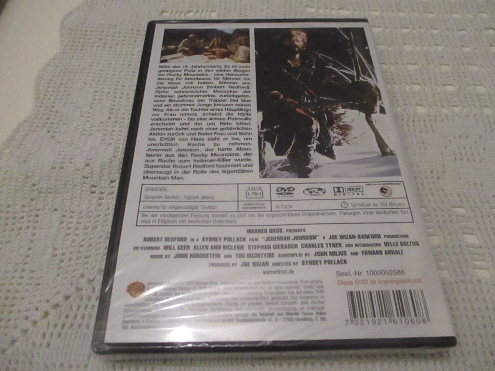 Jeremiah Johnson (Dvd) (Robert Redford) NEU | eBay