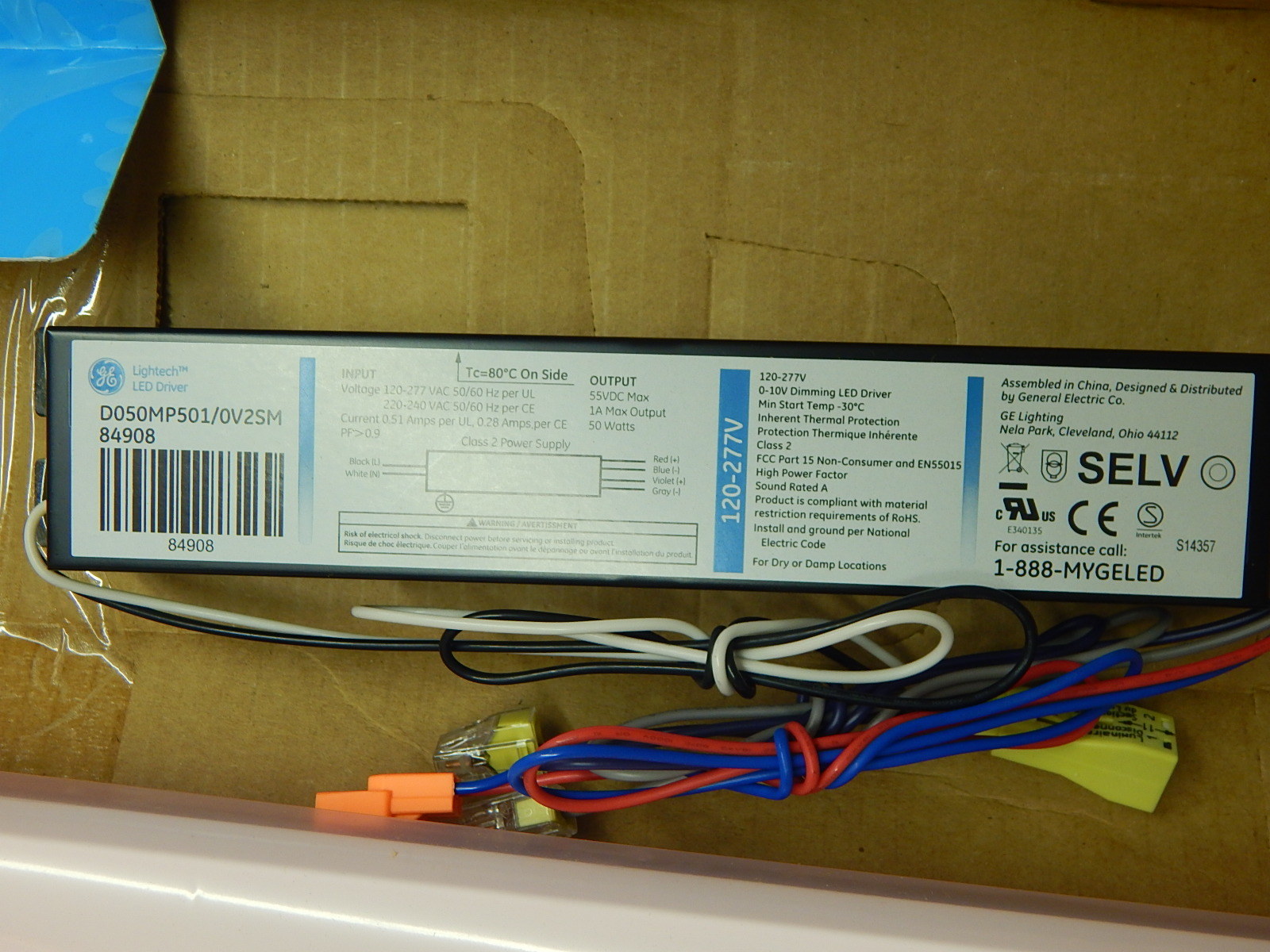 GE LED LIGHTING LED35/DK24/840/10/SO TROFFER RETRO-FIT KIT 4000K 46-39 ...