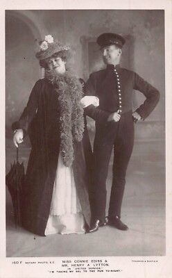BRITISH THEATRE~CONNIE EDISS-HENRY A LYTTON-"UNITED SERVICE"~PHOTO ...