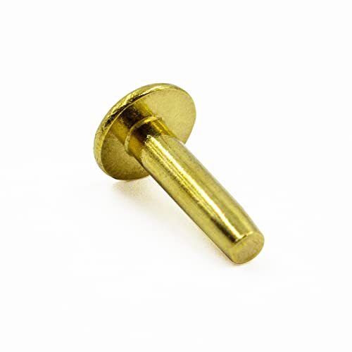 Cutlers Cutlery Rivets 5/16" x 1/2" Knife Making Handle Pins Brass 15 ...