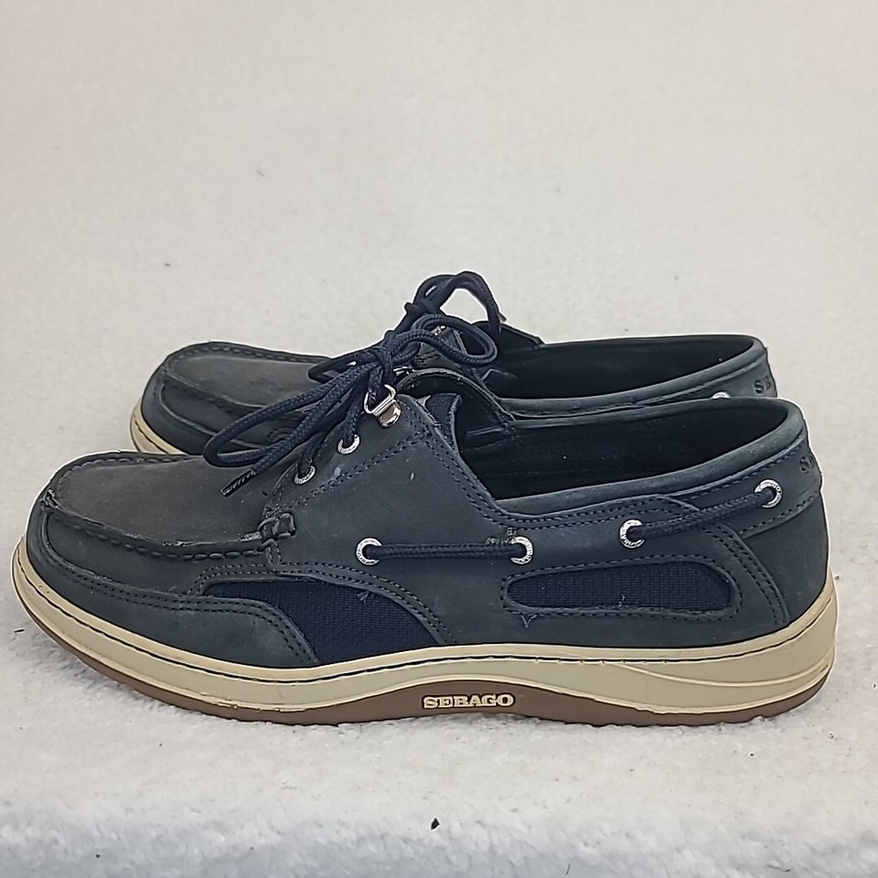Sebago Clovehitch II Boat Shoes Mens 12 Blue Marine Grip Sole Loafers ...