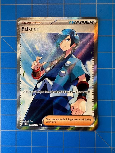 Falkner 251/193 | Pokemon Paldea Evolved | Full Art Trainer | NM/MINT ...