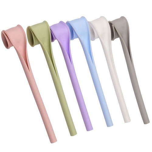 Easy to Wash Soft Openable Silicone Straws Reusable Detachable Snap ...
