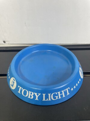 Vintage Toby Light Beer Tray Blue Metal Bar Decor Man Cave Bar Ware | eBay