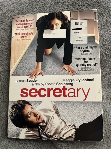 Secretary DVD. BRAND NEW SEALED!! W/Slipcover. James Spader, Maggie ...