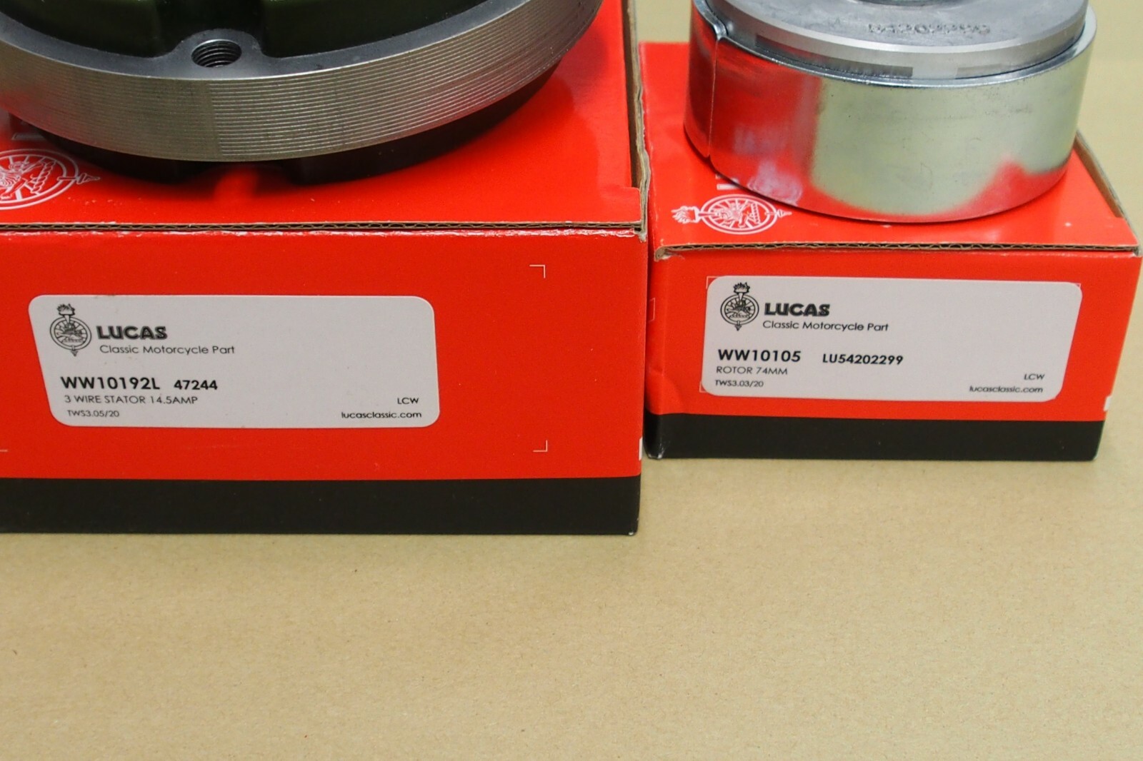 LUCAS 47244 12V THREE PHASE RM24 14.5 AMP ALTERNATOR ROTOR & STATOR ...