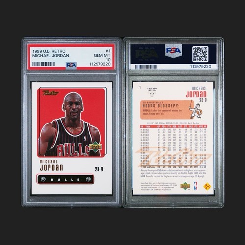 1999 Upper Deck Retro MICHAEL JORDAN PSA 10 NBA Chicago Bulls | eBay
