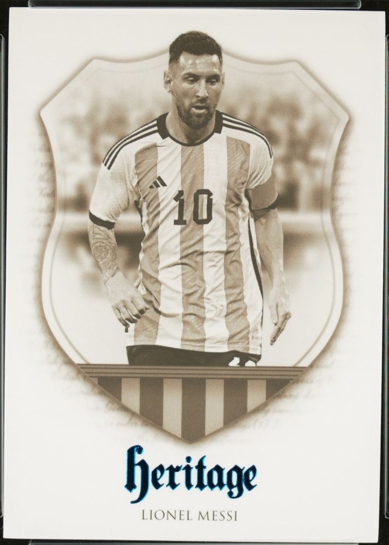 2023 Futera Unique World Football - Heritage Forwards Lionel Messi # ...