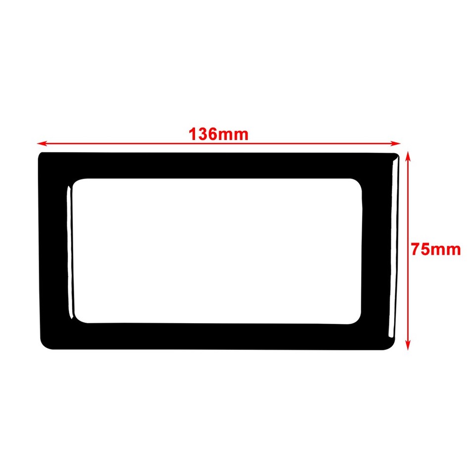 Red Wood Grain Rear Storage Box Frame Cover Trim For BMW 3 Series E36 ...