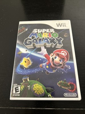 Super Mario Galaxy (Nintendo Wii, 2007) Box And Manual Only See ...