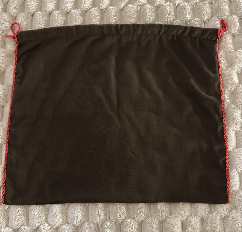 COACH Purse Brown/Red Dust Bag Only With LOGO and Drawstring | eBay