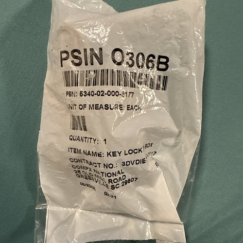 Compx National USPS PO Box PSIN O308 Lock w/ 3 Keys - PSN 5340-02-000 ...