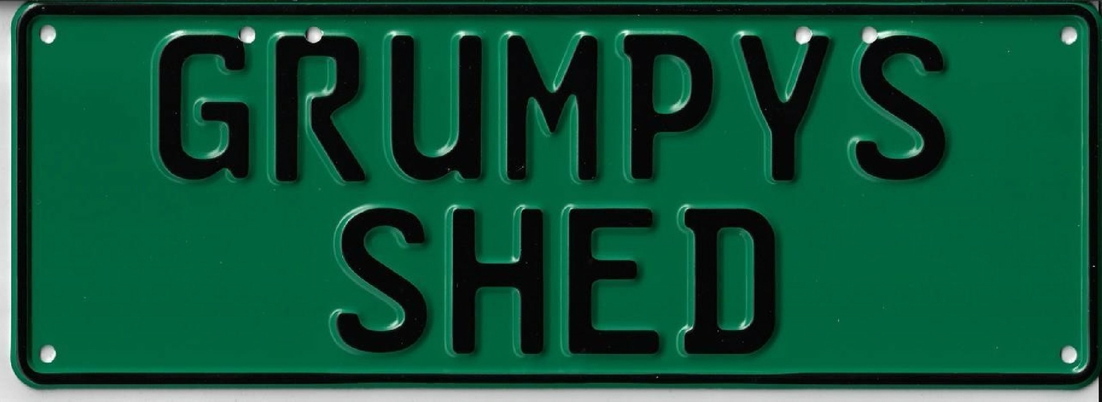 Grumpy's Shed Novelty Number Plate - Novelty Number Plates | eBay