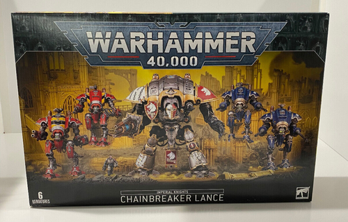 (NEW) Warhammer 40K Imperial Knights Chainbreaker Lance Miniature Set ...