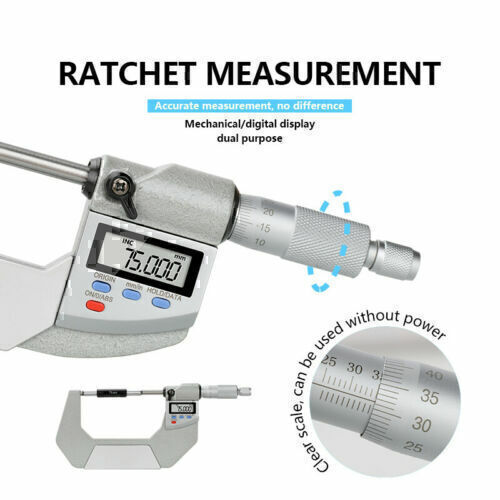 0.001mm IP65 Waterproof Outside Thickness Gauge Caliper Digital ...