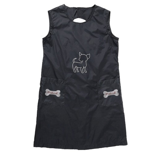 Waterproof Nylon Pet Grooming Apron Work Clothes Dogs Cats Groomer Bath ...
