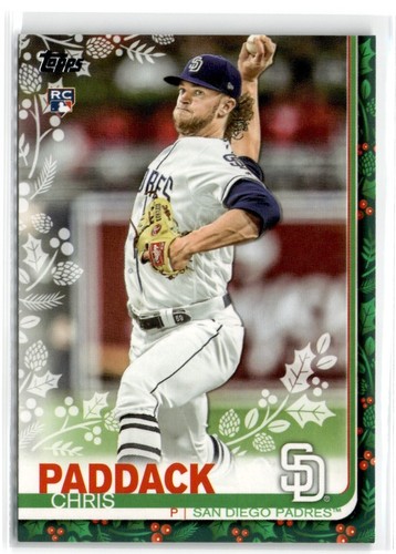 2019 Topps Holiday Chris Paddack RC San Diego Padres #HW181 | eBay