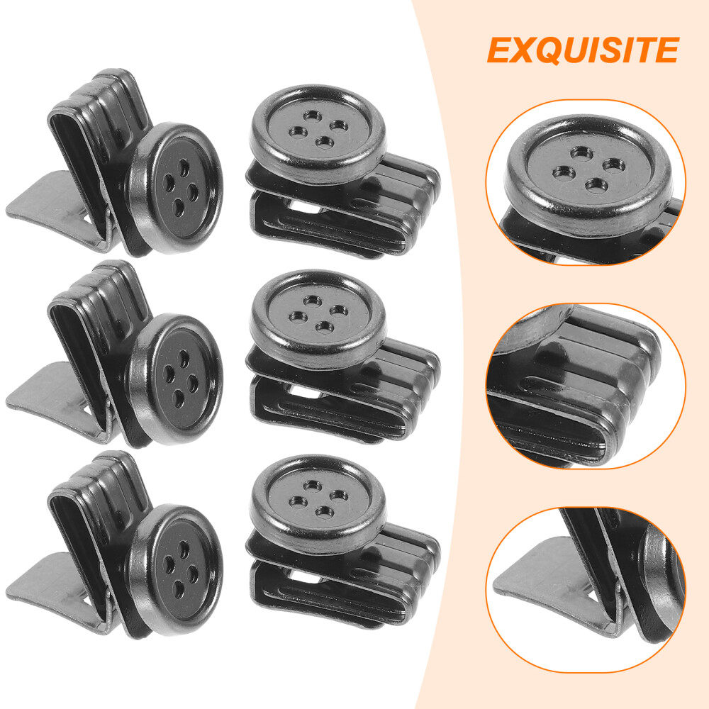 6 Pcs Strap Buttons Hats Clip/Strap Caps Suspenders for Men | eBay