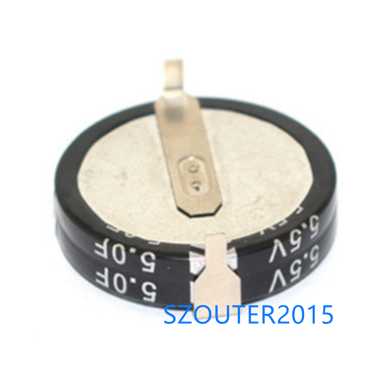 10PCS 5.5V 5.0F H TYPE Supercapacitor Farad Capacitor 5.5V 5F 25*6.6 ...