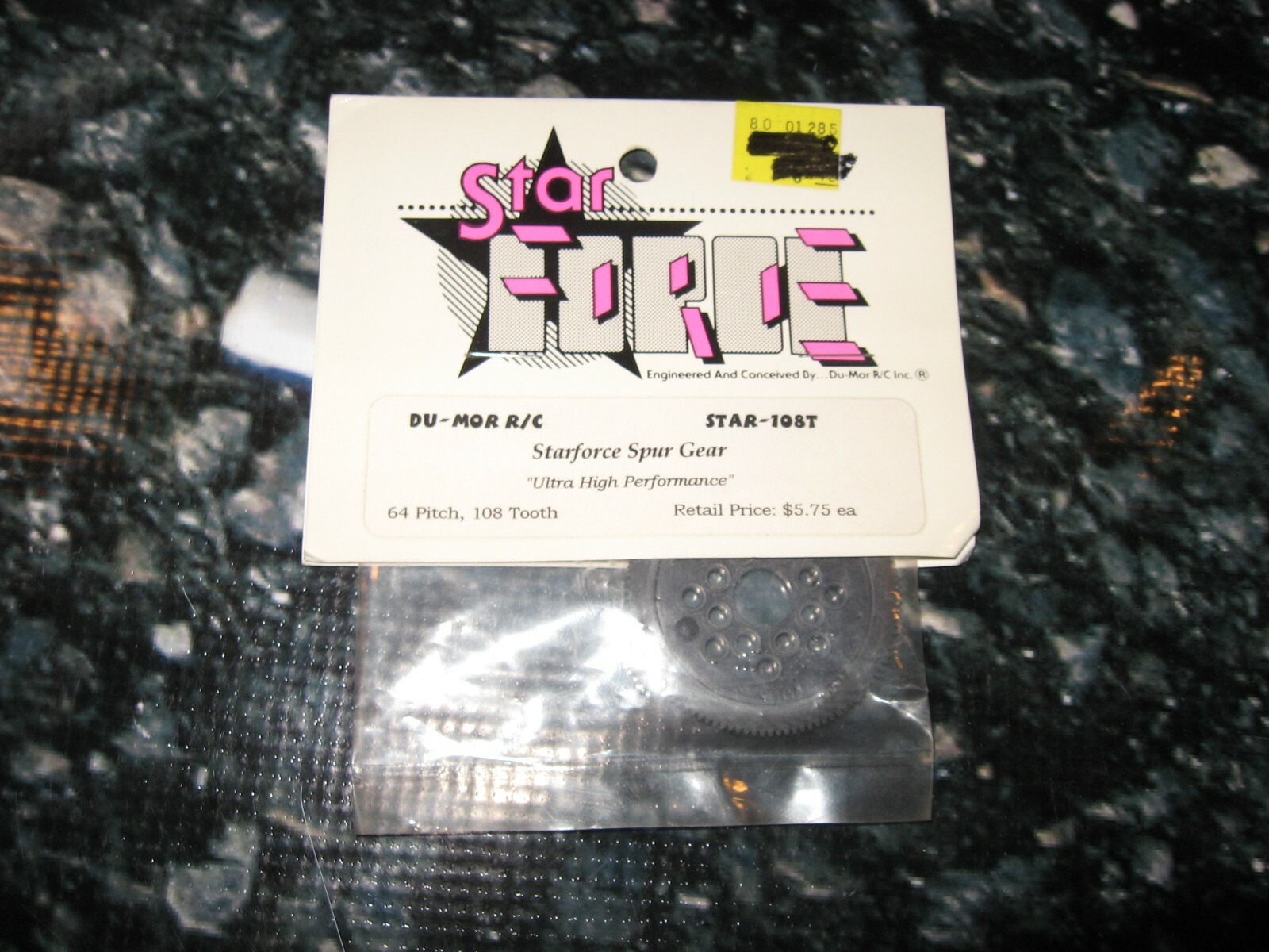 Vintage RC Spur Gear 108 Tooth 64 Pitch High Speed HD Star Force Dumor ...