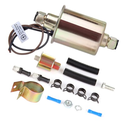 12V Universal Low Pressure 5-9 PSI Electric Fuel Pump Installation Kit ...
