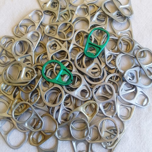 100 Aluminum/tin can jumbo pull pop tabs | eBay