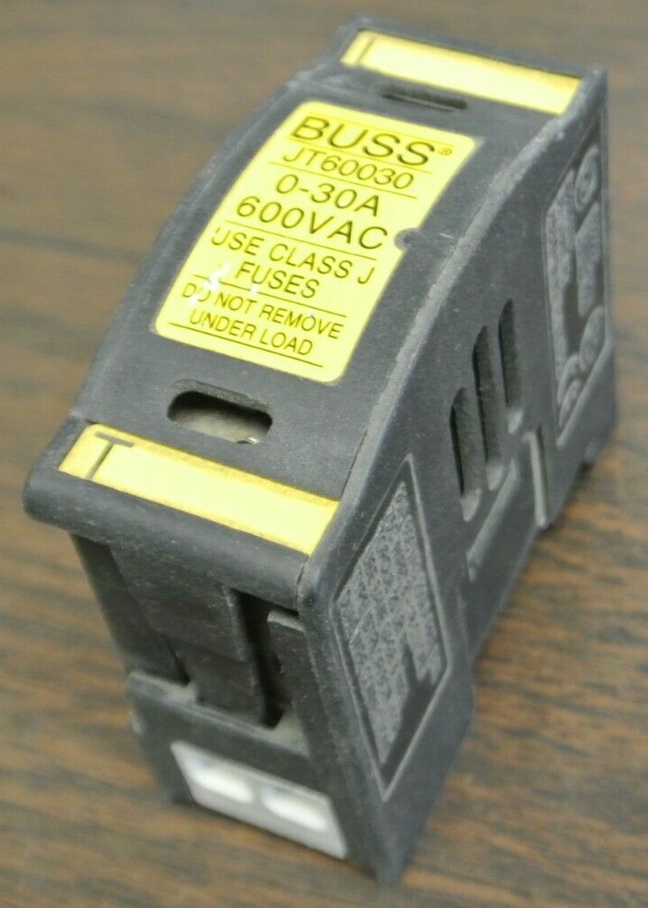 BUSS JT60030 FUSE HOLDER 0-30A / 600V / for CLASS J FUSES | eBay