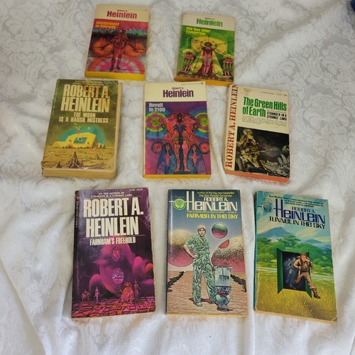 Robert Heinlein 8 Book Lot Vintage Golden Age Sci-Fi Paperbacks | eBay