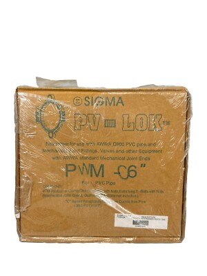 SIGMA PV-LOK™ 6 in. Mechanical Joint Pipe Restraint For PVC Pipe | eBay