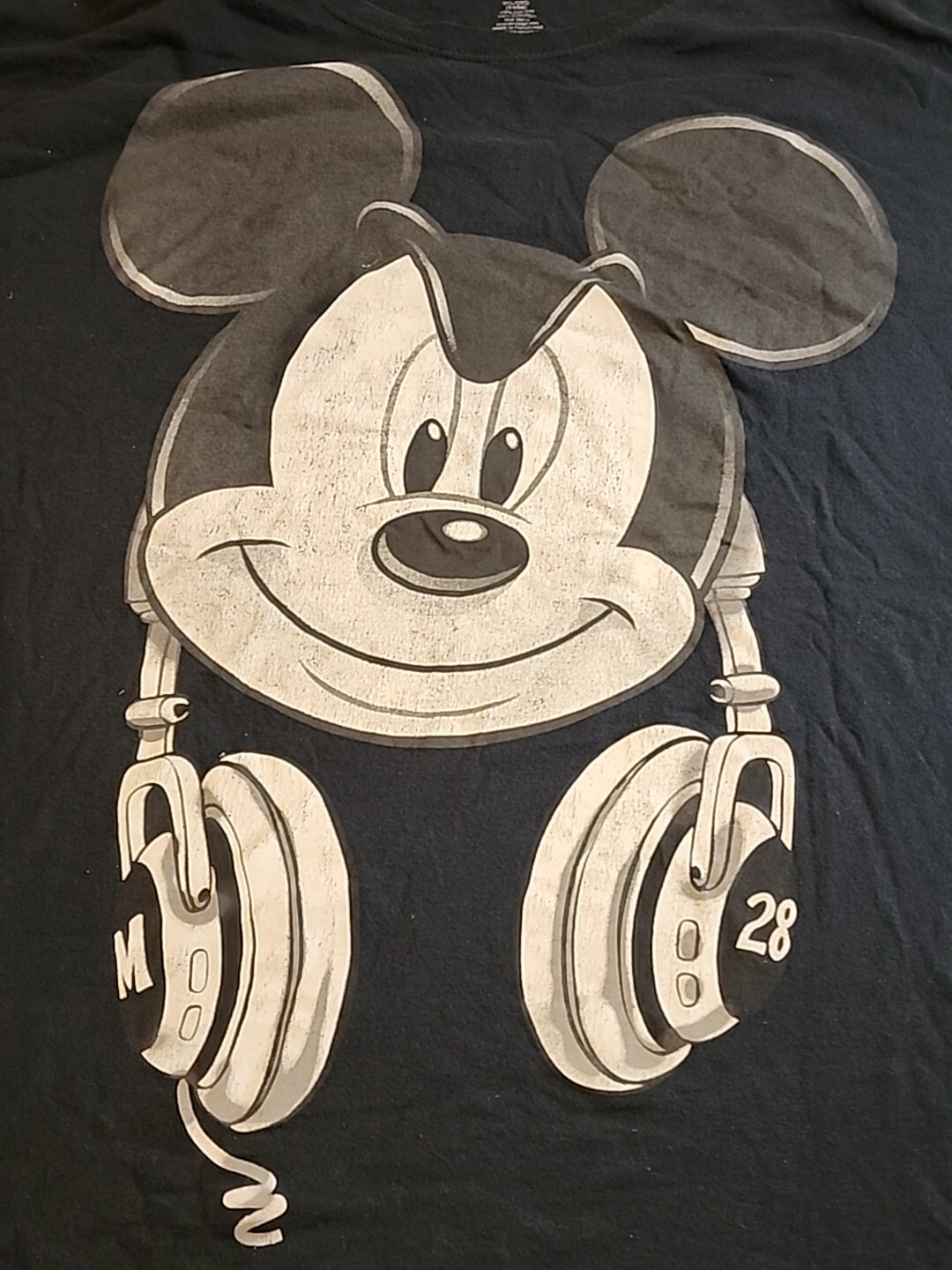 Mickey Mouse 'DJ' California Black T-shirt Size 3xl (54/56) | eBay